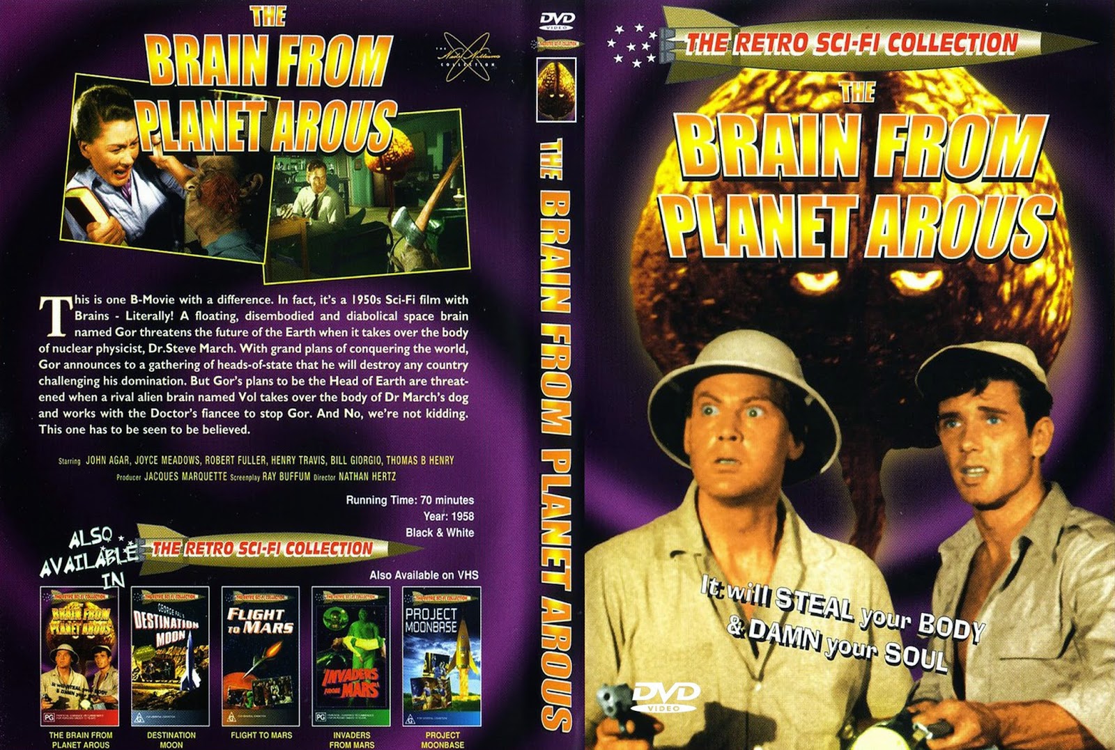 SPACE MONSTER: THE BRAIN FROM PLANET AROUS aka O CÉREBRO DO PLANETA ...